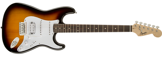 Squier by Fender, Bullet, Stratocaster HSS, Laurel Fingerboard, Brown ...