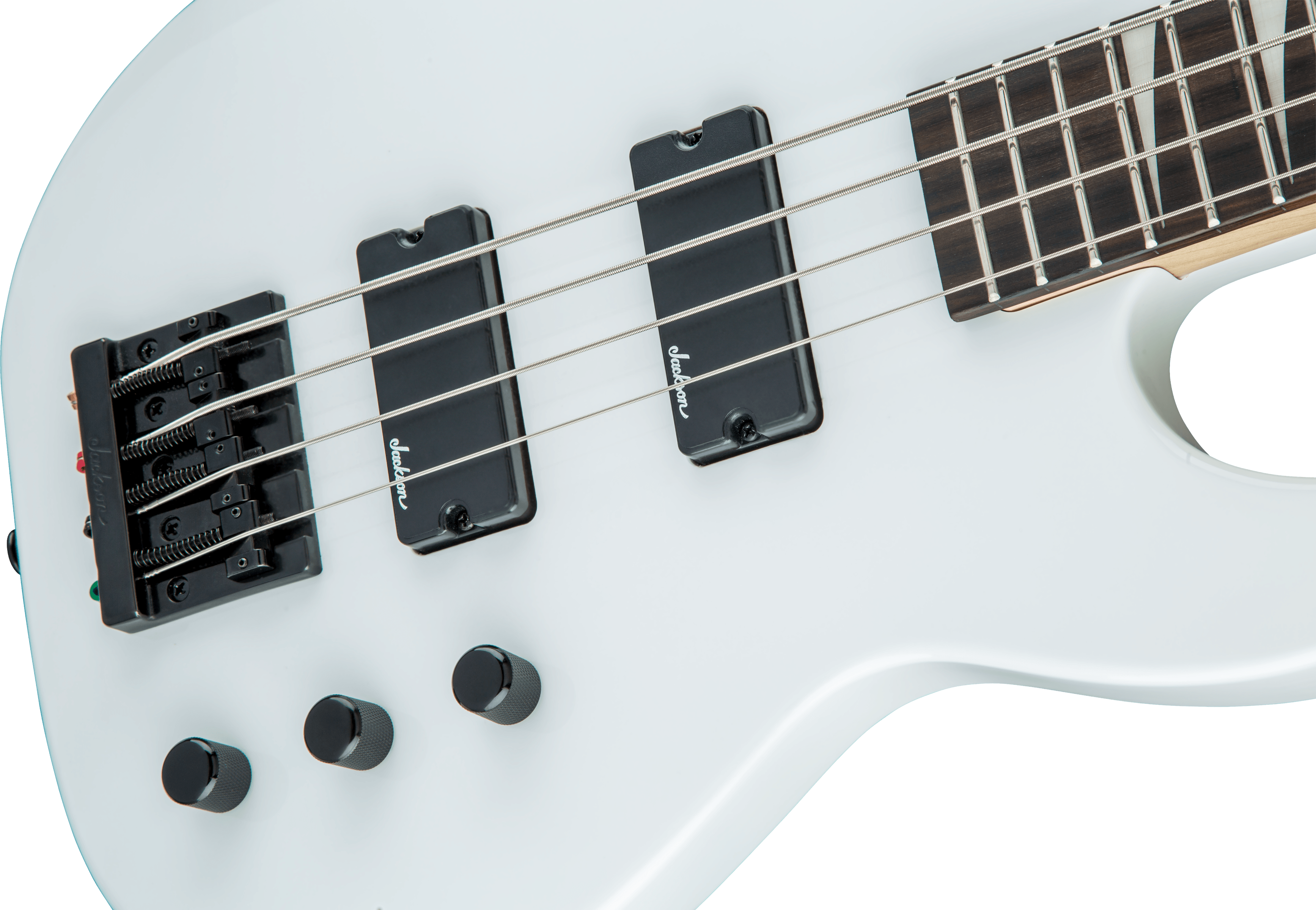 Jackson Js Series Concert Bass Js2, Amaranth Fingerboard, Snow White ...