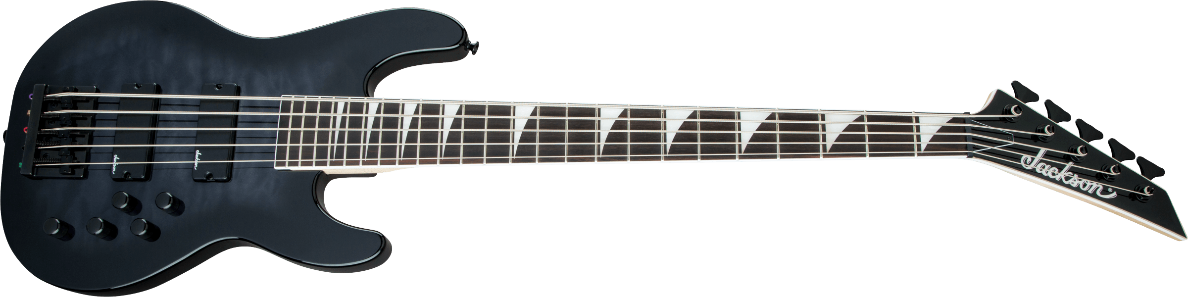 Jackson Js Series Concert Bass Js3vq, Amaranth Fingerboard, Transparent ...