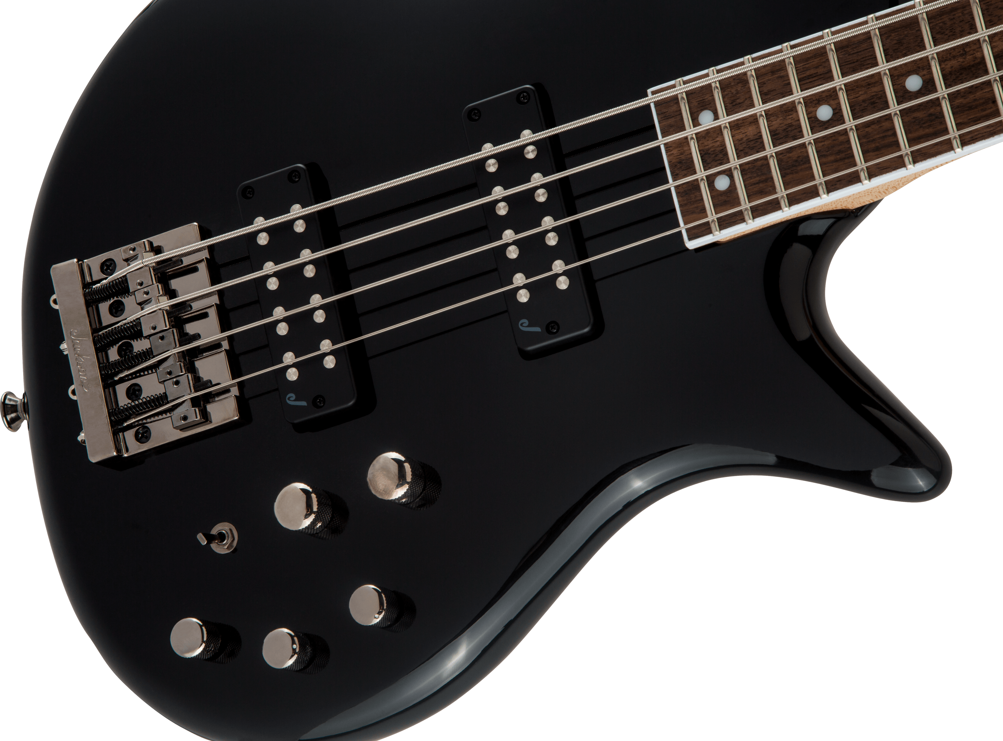 JACKSON JS Series Spectra Bass JS3, Laurel Fingerboard, Gloss Black ...