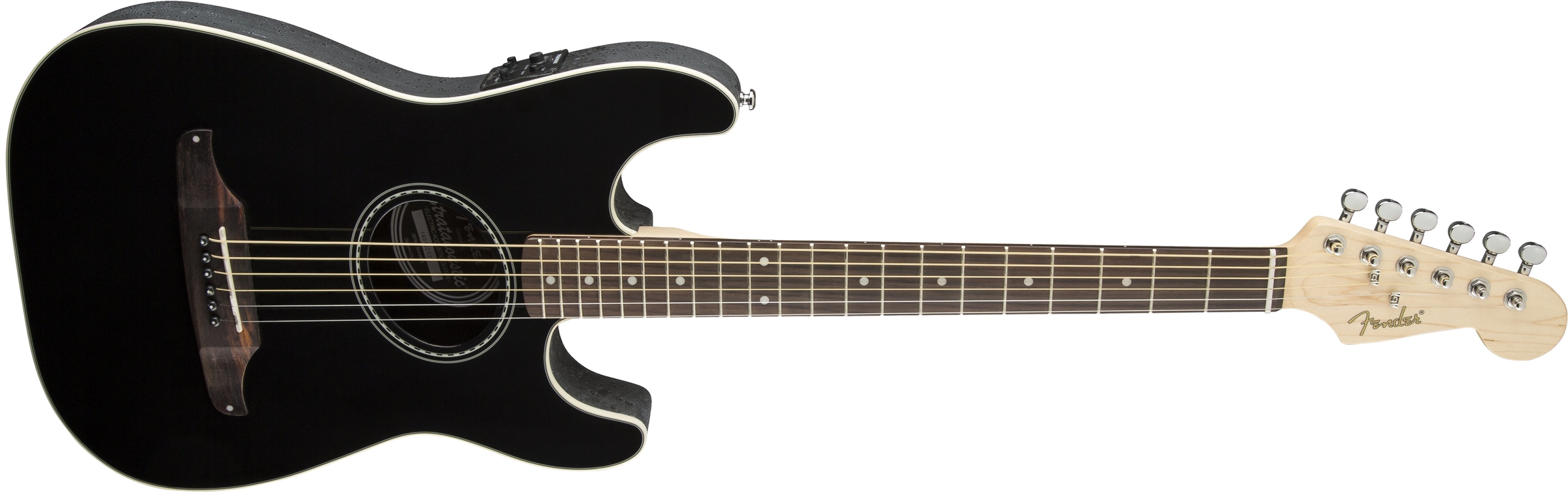 Stratacoustic™, Black | Fender Acoustic Guitars