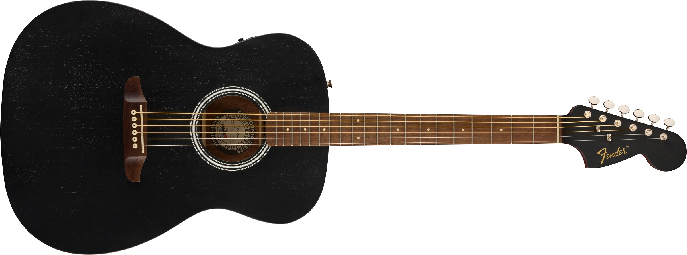 Black Fender Acoustic Electric Guitar