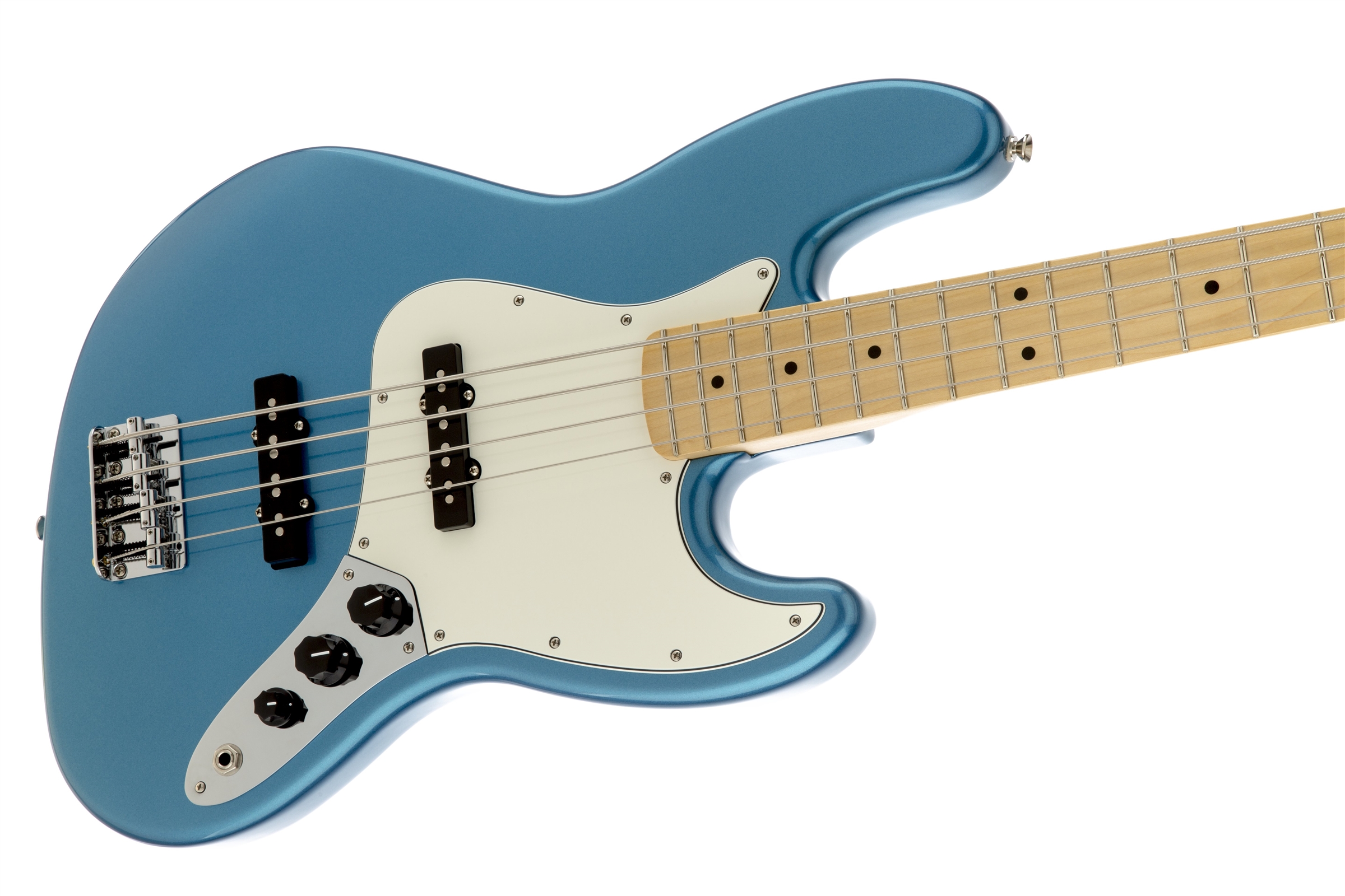 Blue Fender Bass Guitar