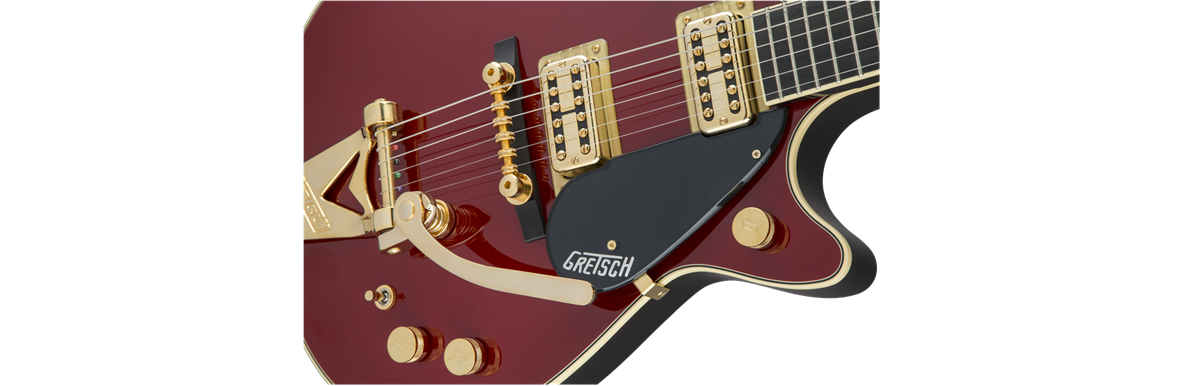 Solid Body :: G6131T-62 Vintage Select ’62 Jet™ with Bigsby®, TV Jones®, Vintage Firebird Red